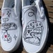 Hey Driver Custom Painted Vans - Etsy