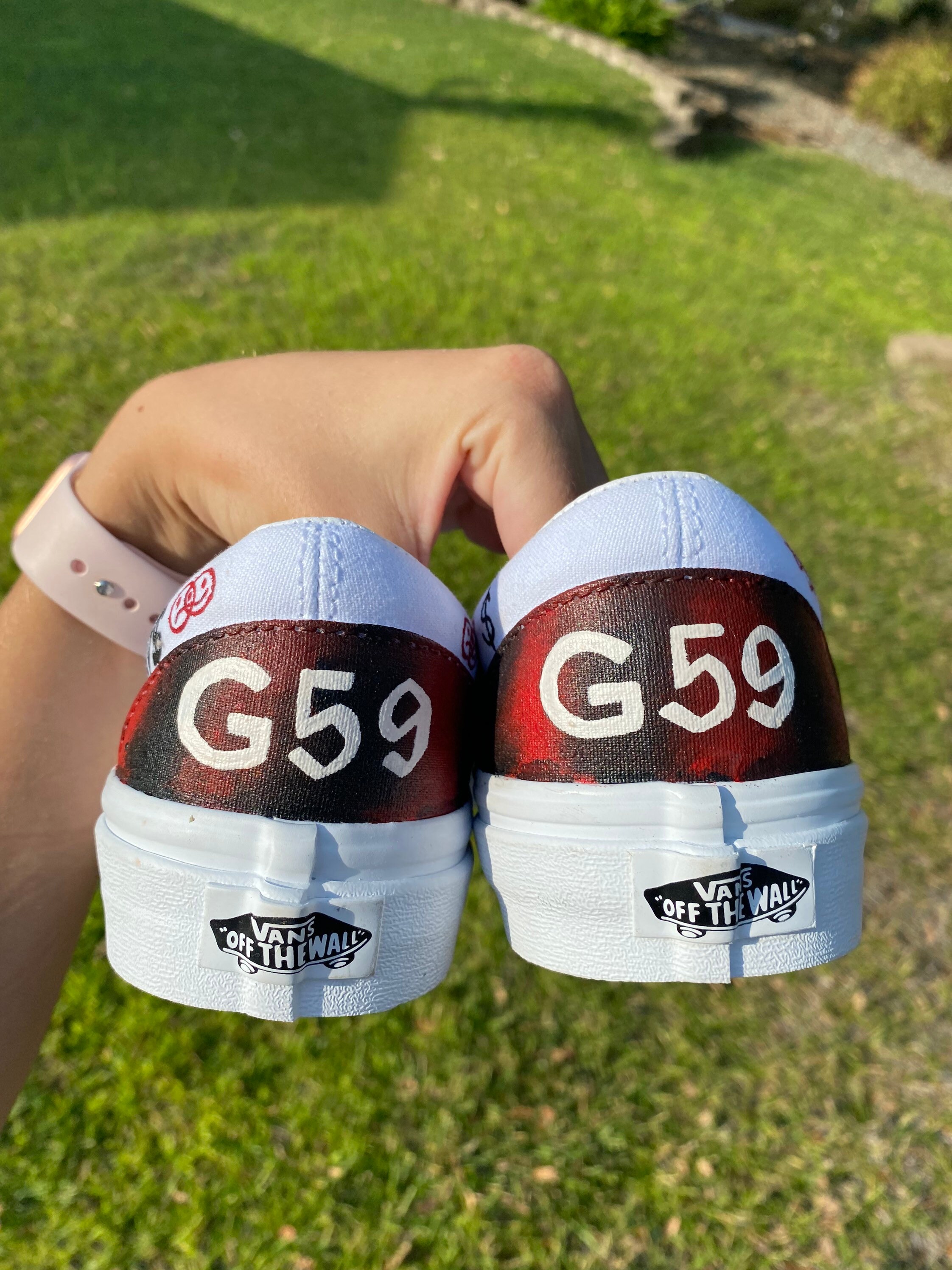 Custom Hand Painted Vans | Etsy