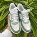Green Color Block Custom Air Force 1s - Etsy