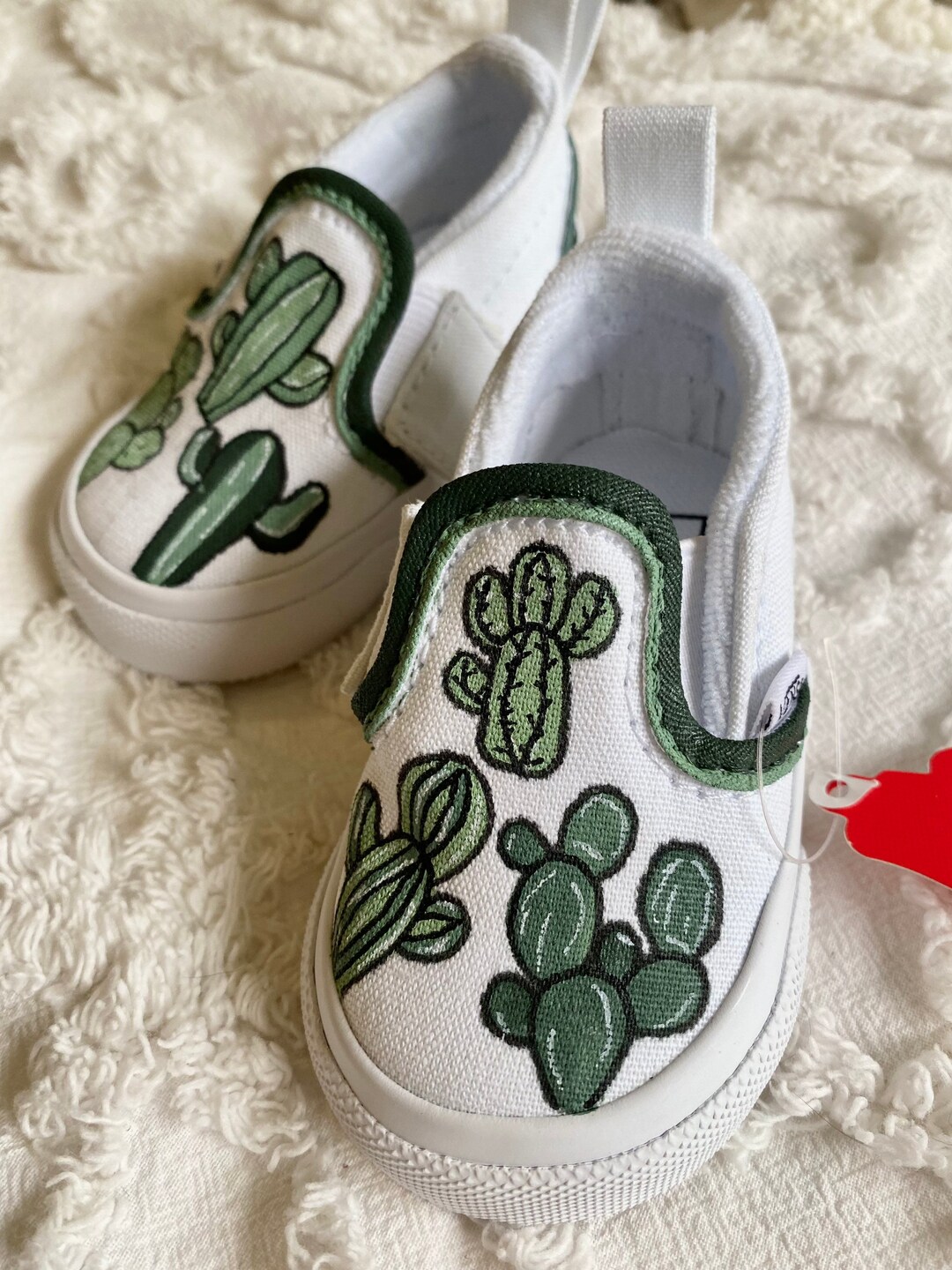 Cactus Hand Painted Custom Children’s Vans - Etsy
