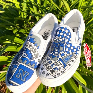 Reno UNR Custom Vans Shoes - Etsy
