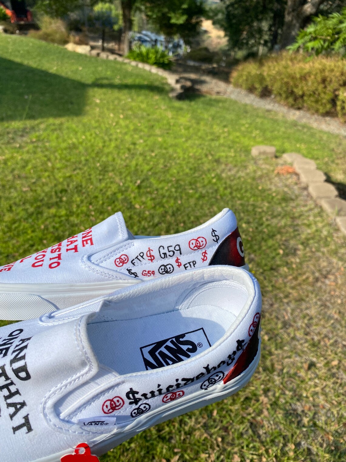 Custom Hand Painted Vans | Etsy