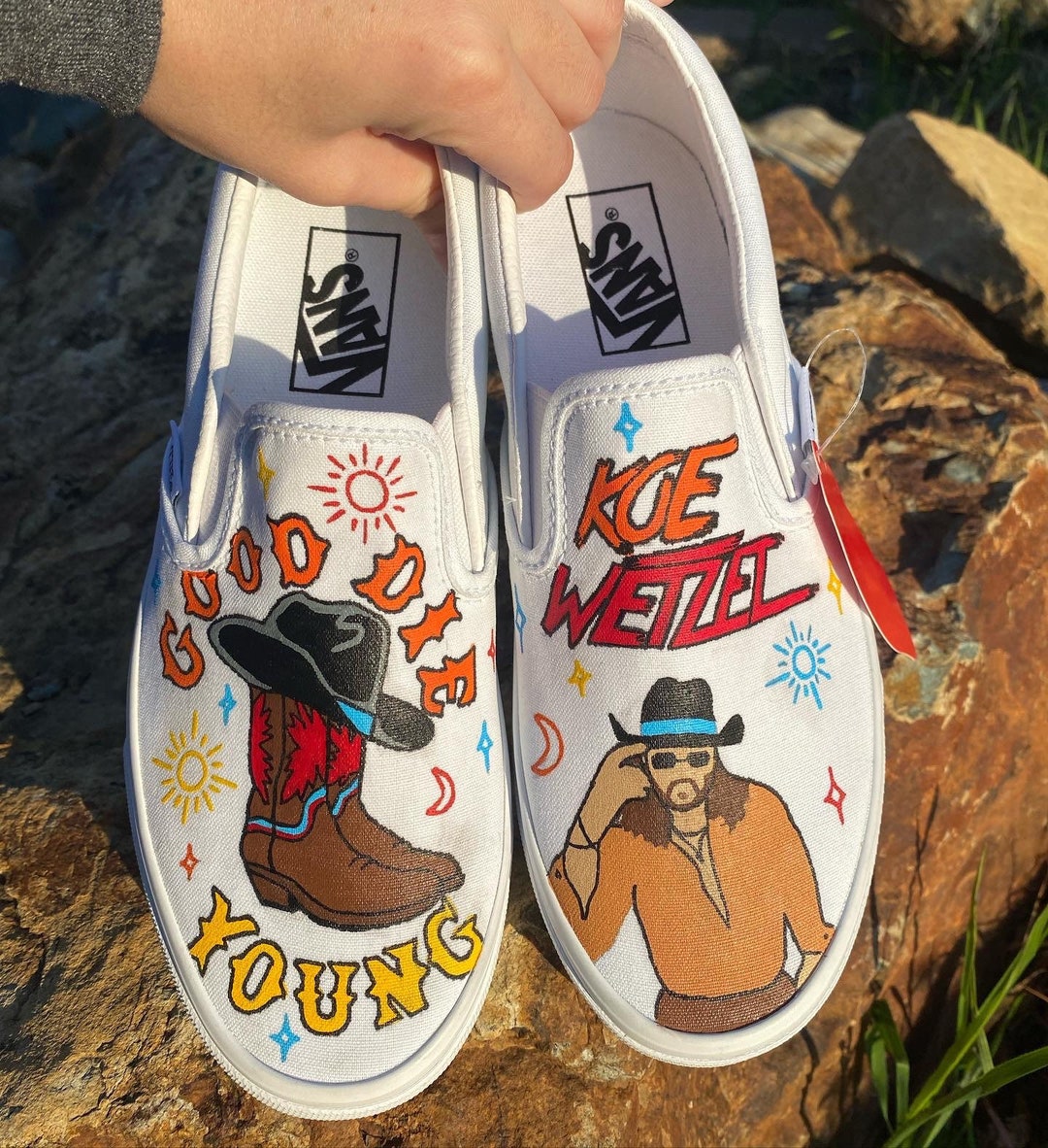 Country KW Custom Vans - Etsy
