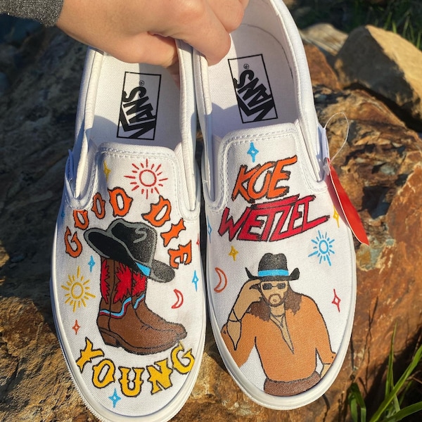 Custom Vans - Etsy