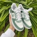 Green Color Block Custom Air Force 1s - Etsy