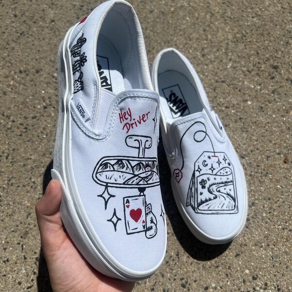 Custom Painted Vans - Etsy
