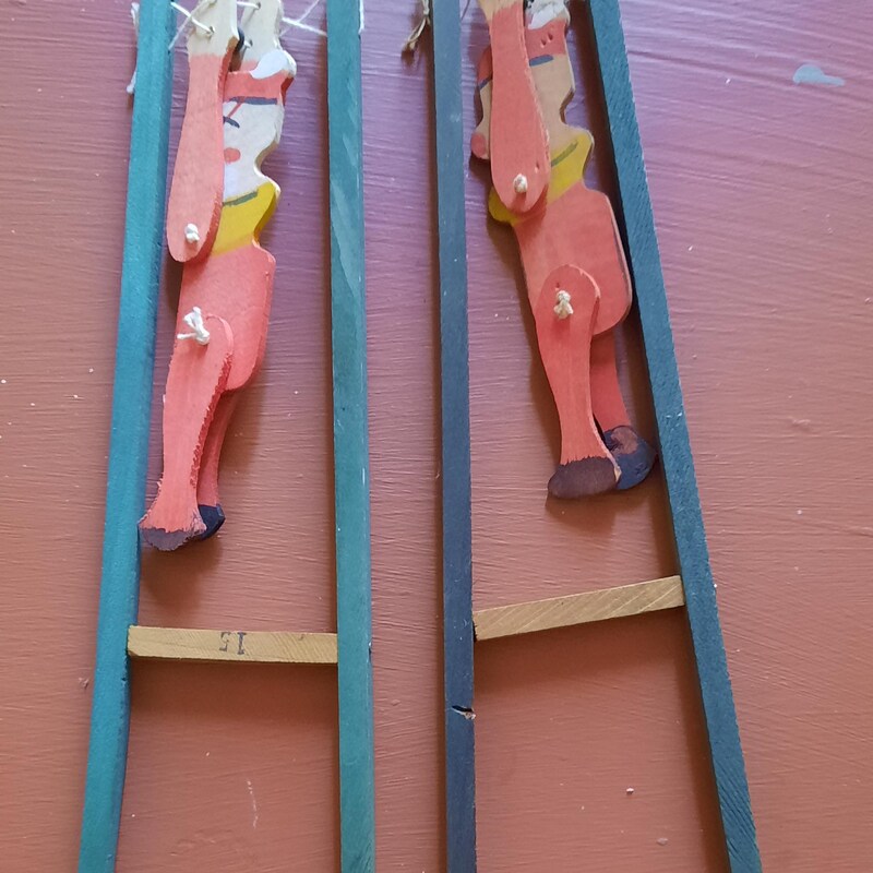 Wooden Acrobat Toy - Etsy