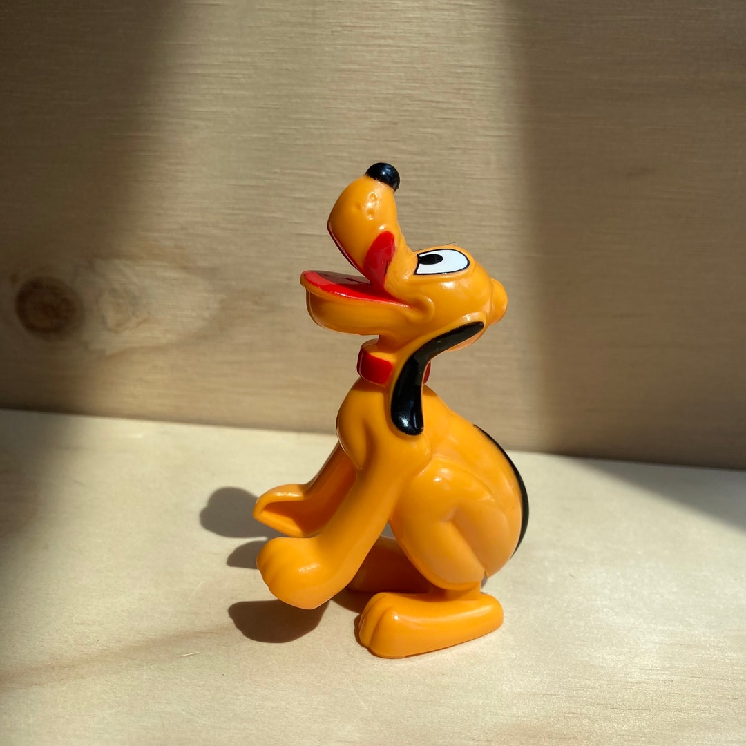 Vintage Wind up Toy - Disney’s Pluto Figurine - Plastic Hopping Figure ...
