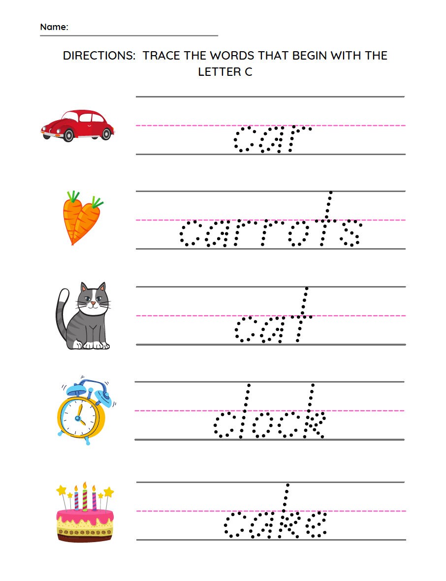 My First Alphabet Book - Printable PDF Instant Download - Etsy