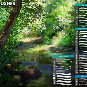 Traditional Texture Brushes for Photoshop & Procreate - Etsy