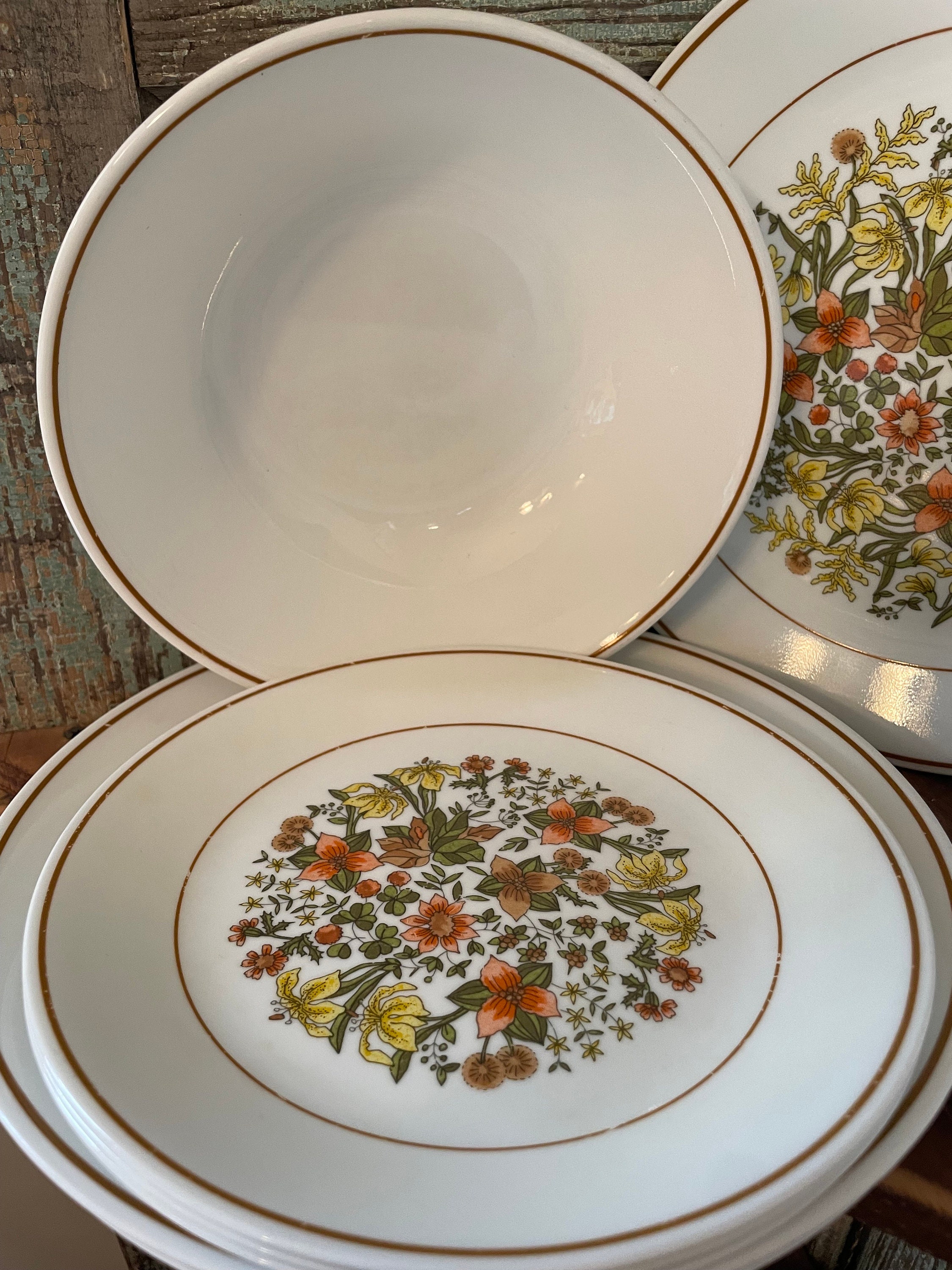 Vintage Corelle Indian Summer 17 Piece Dinnerware Set - Etsy