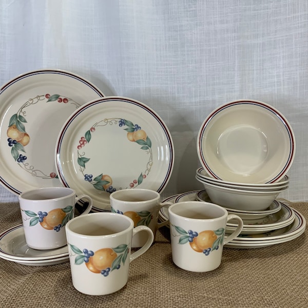 Corelle Dinnerware Set Abundance - Etsy