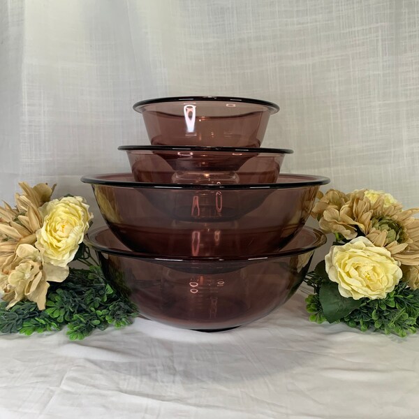 Vintage Pyrex Bowls - Etsy