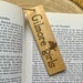 Wooden Bookmark Bookcase Design Pyrography Woodburning Bookish Gift ...