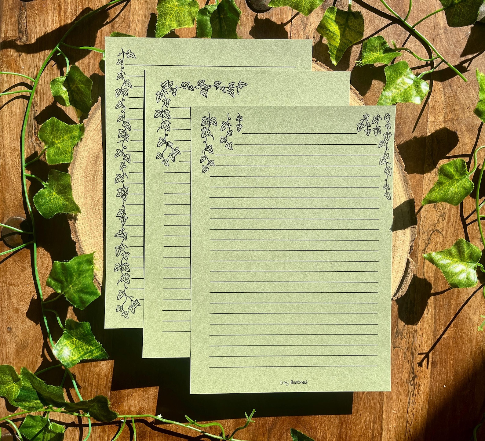 Letter Writing Paper - Ivy Paper Designs - Handmade Stationery ...