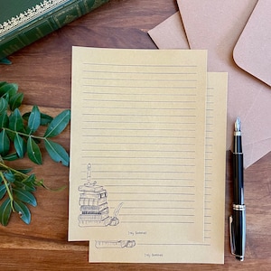 Letter Writing Paper - Academia Paper - Handmade Stationery - Bookish ...