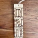 Wooden Bookmark - Bookcase Design - Pyrography - Woodburning - Bookish ...