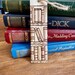 Wooden Bookmark - Bookcase Design - Pyrography - Woodburning - Bookish ...