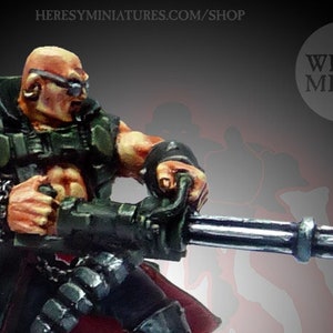 28mm Scale Scifi Cyberpunk-style Trenchcoat Gang Painless Joe, 'tank ...