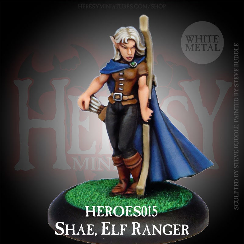 Shae Elf Ranger 28mm Heroic Scale Fantasy Miniature - Etsy