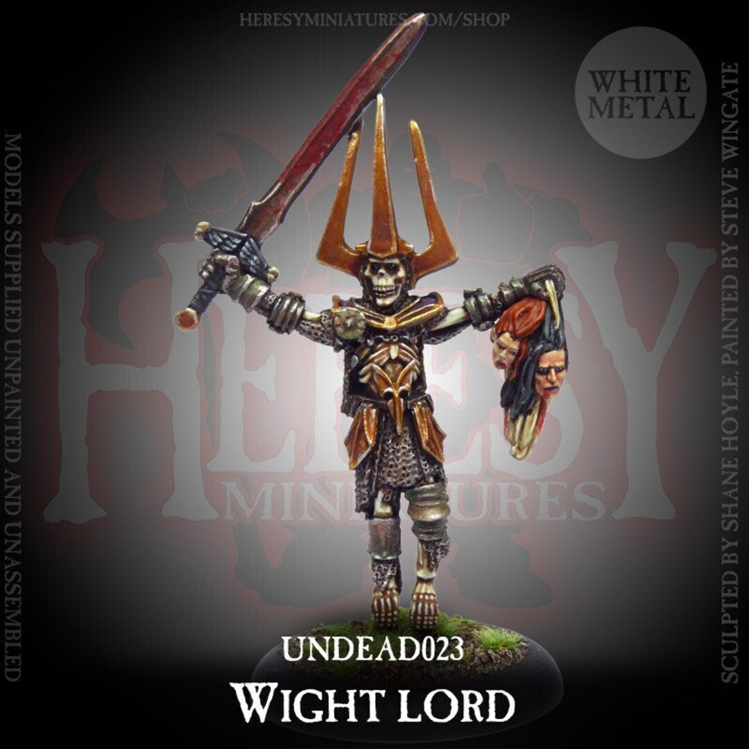 Undead Wight Lord 28mm Scale Miniature - Etsy