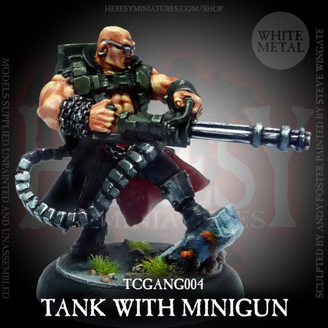 28mm Scale Scifi Cyberpunk-style Trenchcoat Gang Painless Joe, 'tank ...