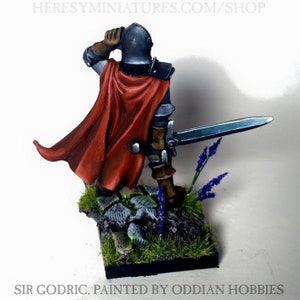 Paladin Knight - Sir Godric - 28mm Heroic Scale Fantasy Miniature - Etsy