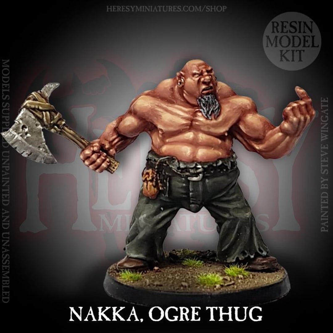 Nakka, Ogre Thug (resin Fantasy Ogre Model Kit) - Etsy