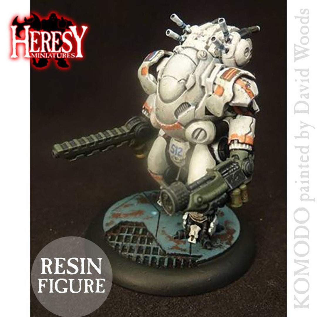 Komodo Mech armoured/armored Suit 15mm to 32mm Suitable for All Games ...