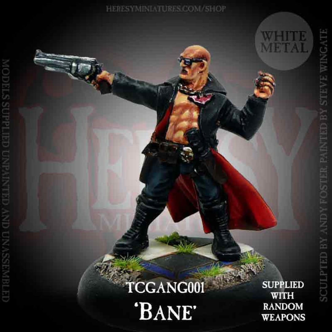 28mm Scale Scifi Cyberpunk-style Trenchcoat Gang 'bane' - Etsy