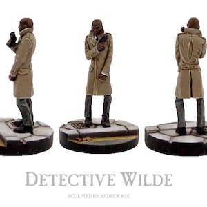 Scifi Cops, (2 X Detectives, 2 X Uniformed Police) 28mm Scale ...