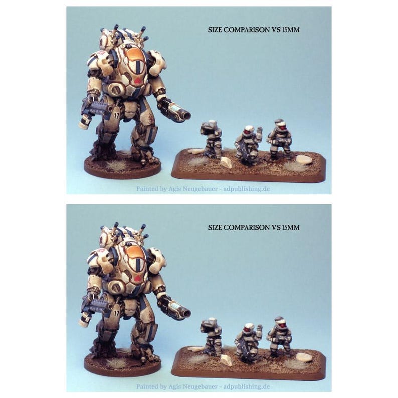 Komodo Mech (armoured/armored Suit) 15mm to 32mm Suitable for All Games ...