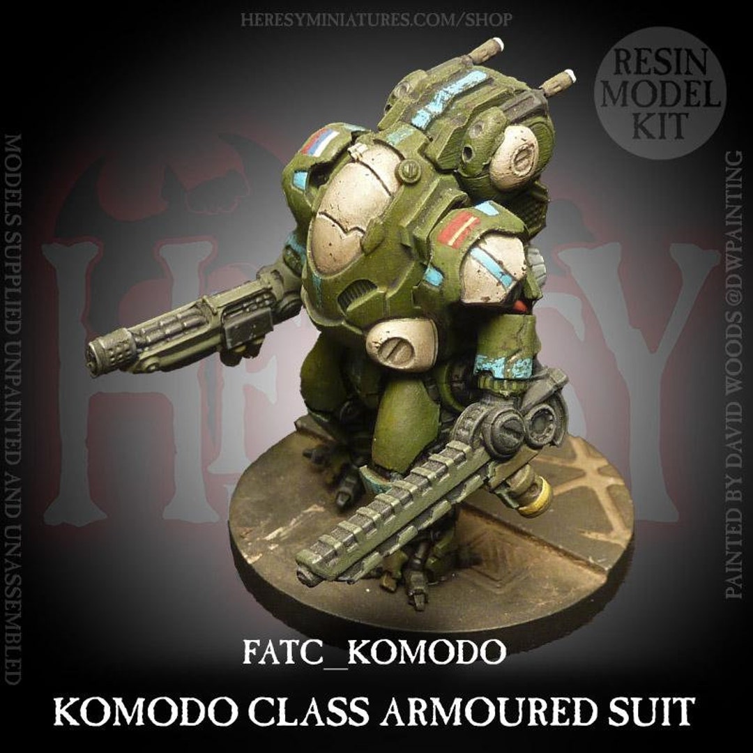 Komodo Mech (armoured/armored Suit) 15mm to 32mm Suitable for All Games ...