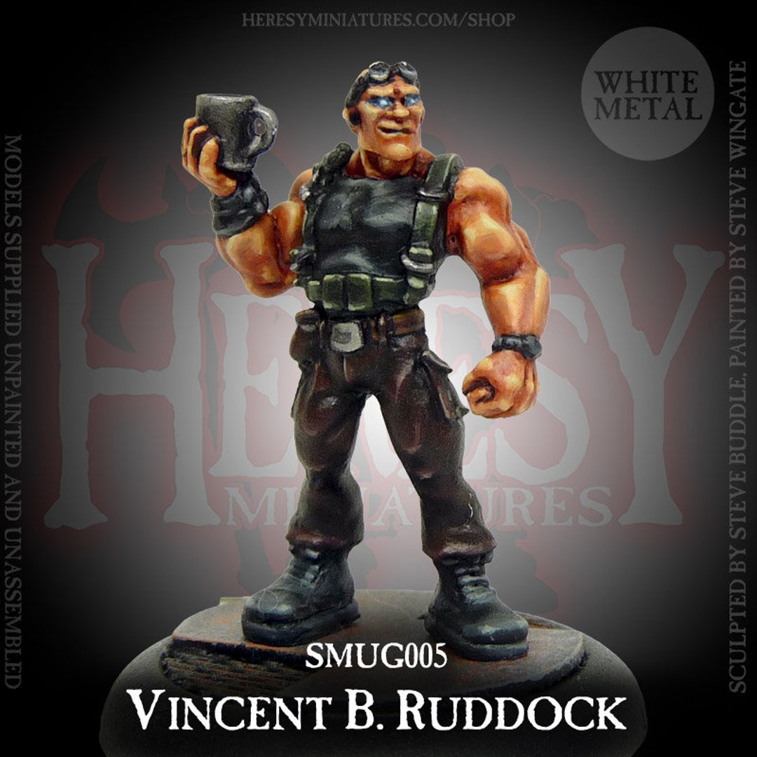 Vincent B Ruddock - 28mm Scale Sci Fi Adventurer Anti-hero Miniature - Etsy