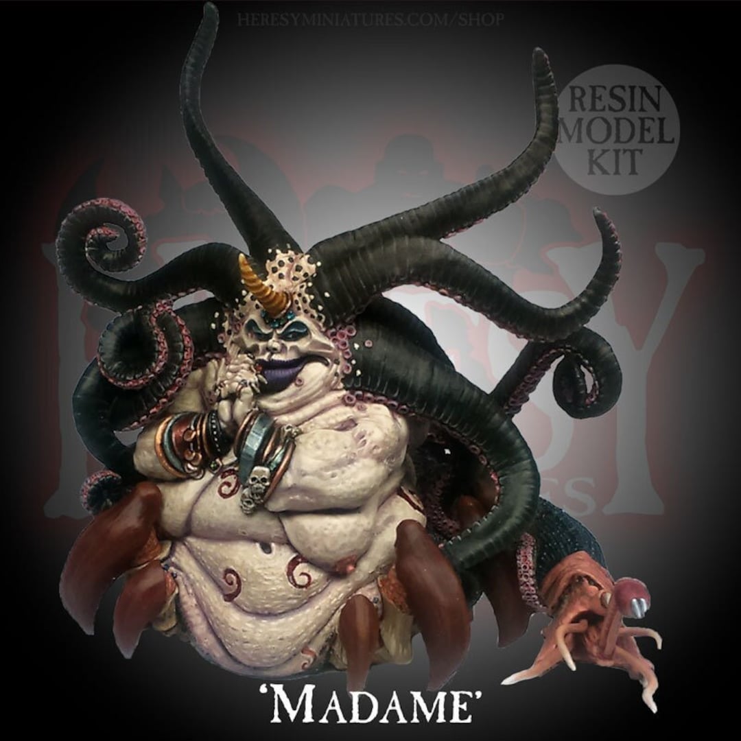 Madame (resin Figure Kit, 28mm Scale Demon Queen) - Etsy