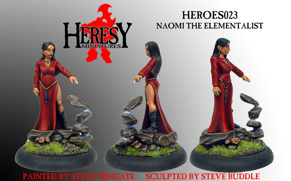Naomi of the Valleys Earth Elementalist 28mm Heroic Scale - Etsy