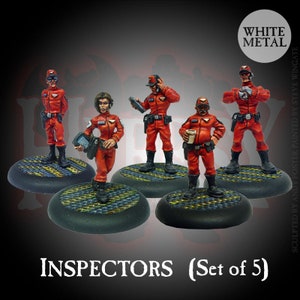 Scifi Heresy Miniatures - Government Customs Inspectors - Etsy
