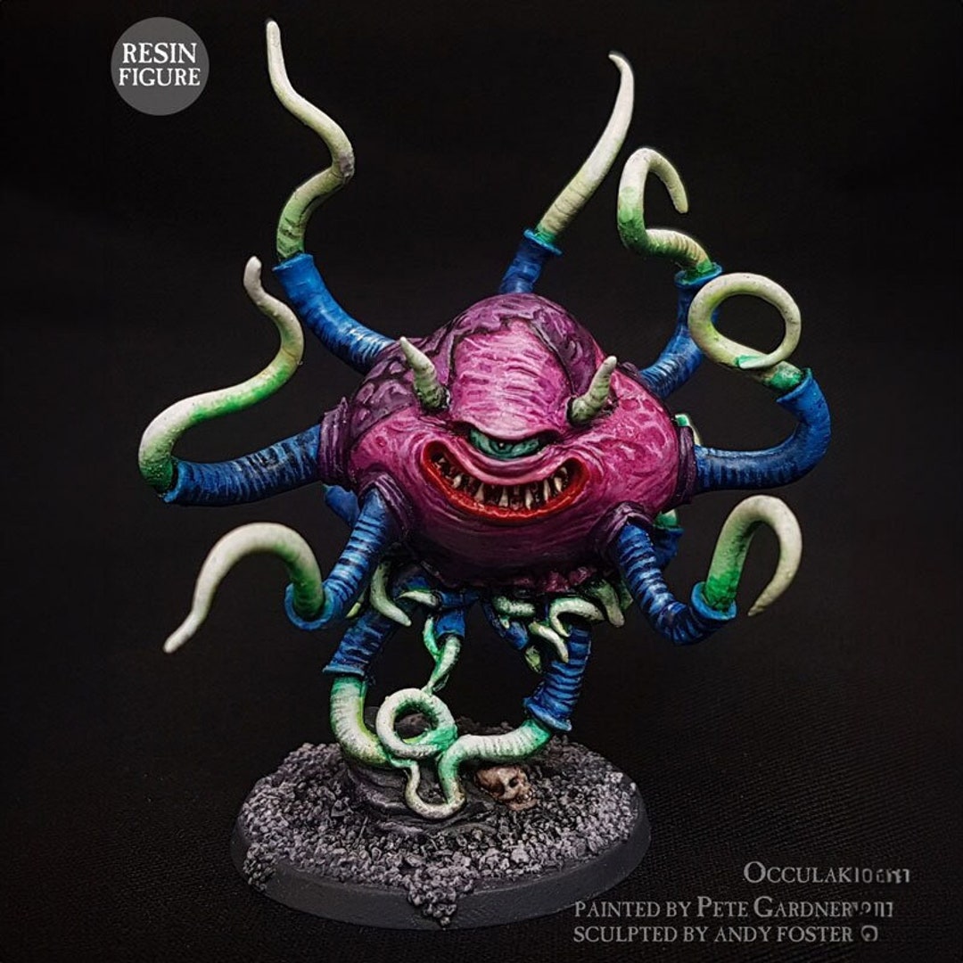 Occulak Resin Beholder-like Demon for All Your Dungeon Needs - Etsy