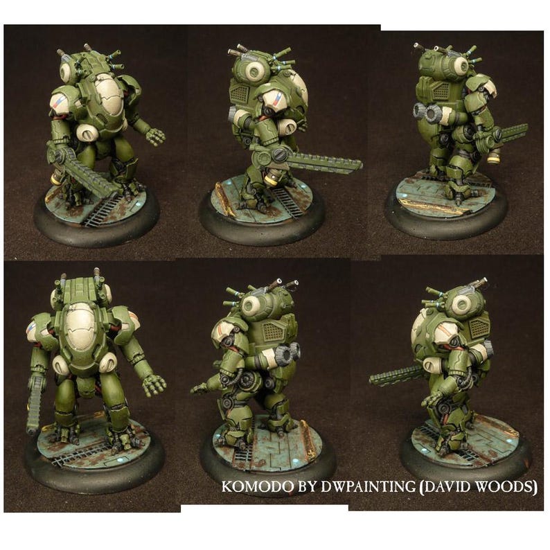 Komodo Mech (armoured/armored Suit) 15mm to 32mm Suitable for All Games ...