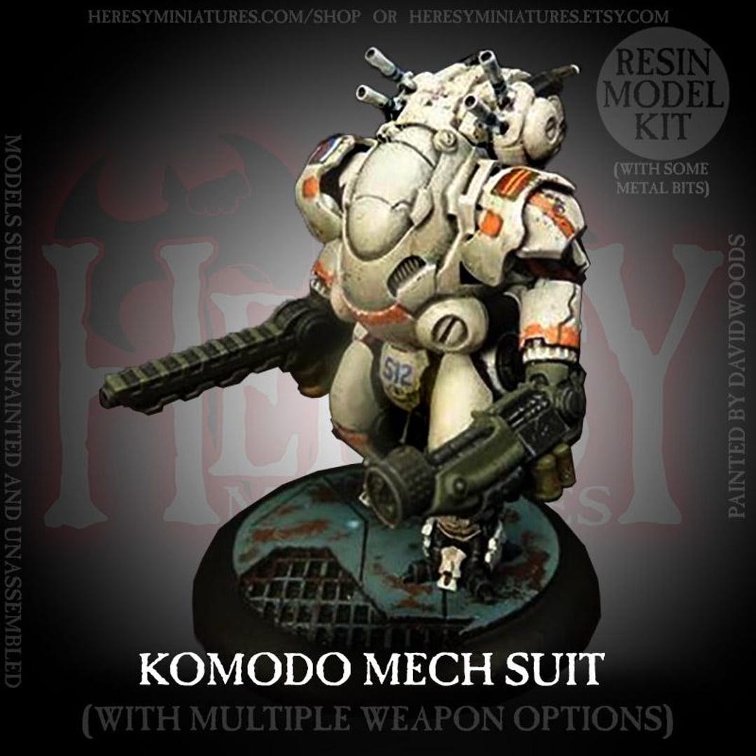 Komodo Mech (armoured/armored Suit) 15mm to 32mm Suitable for All Games ...