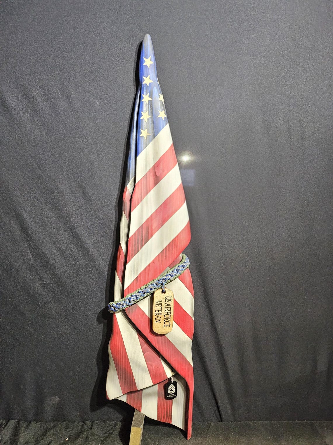 Draped Wood Flag - Etsy