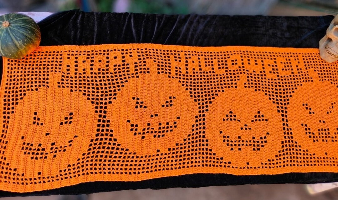 Halloween Runner Pattern ***PDF FILE ONLY*** Instant Download - Etsy