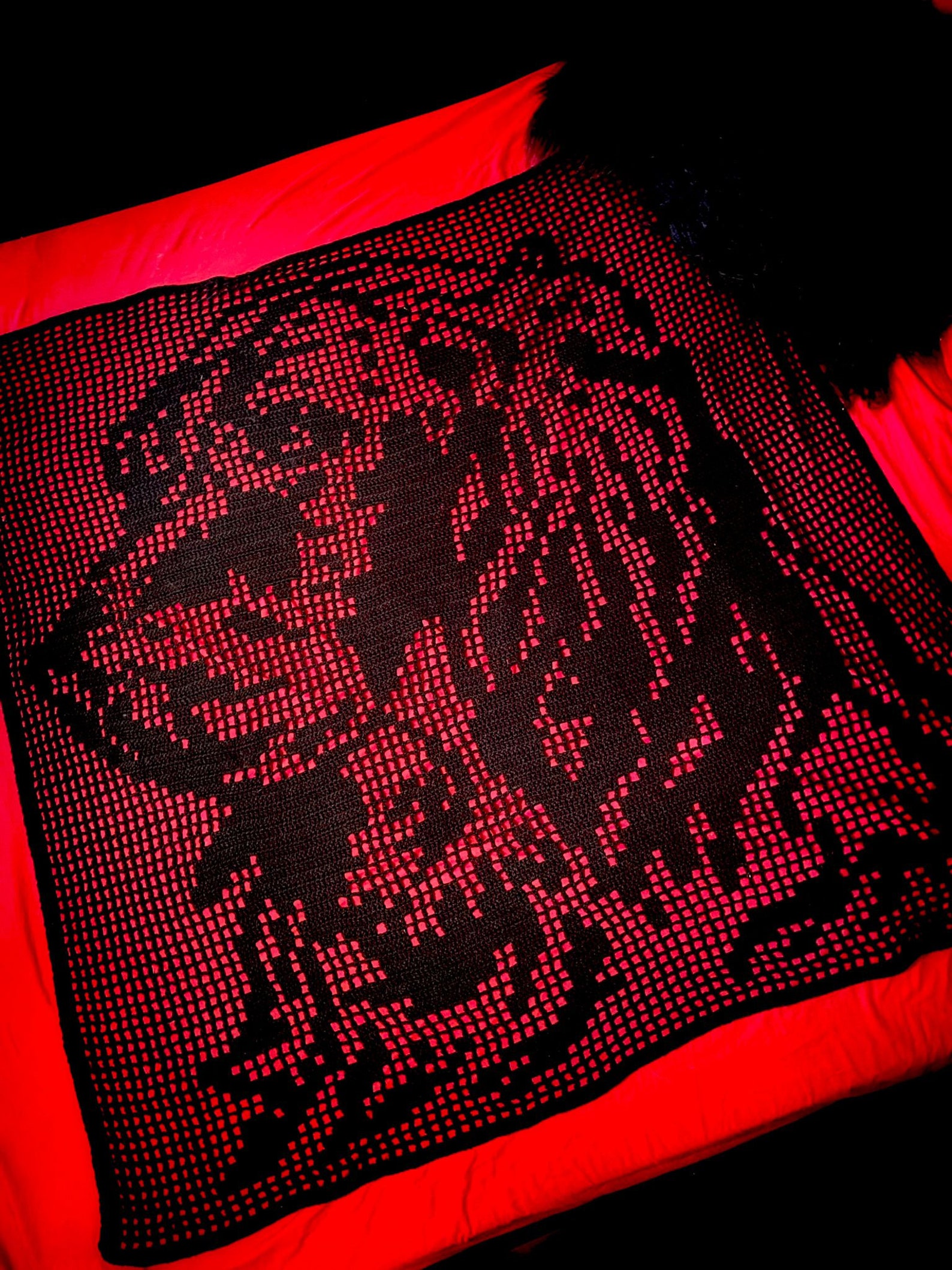 Filet 'hunting Dog' Crochet Pattern for Blanket/wall Hanging. ***PDF ...