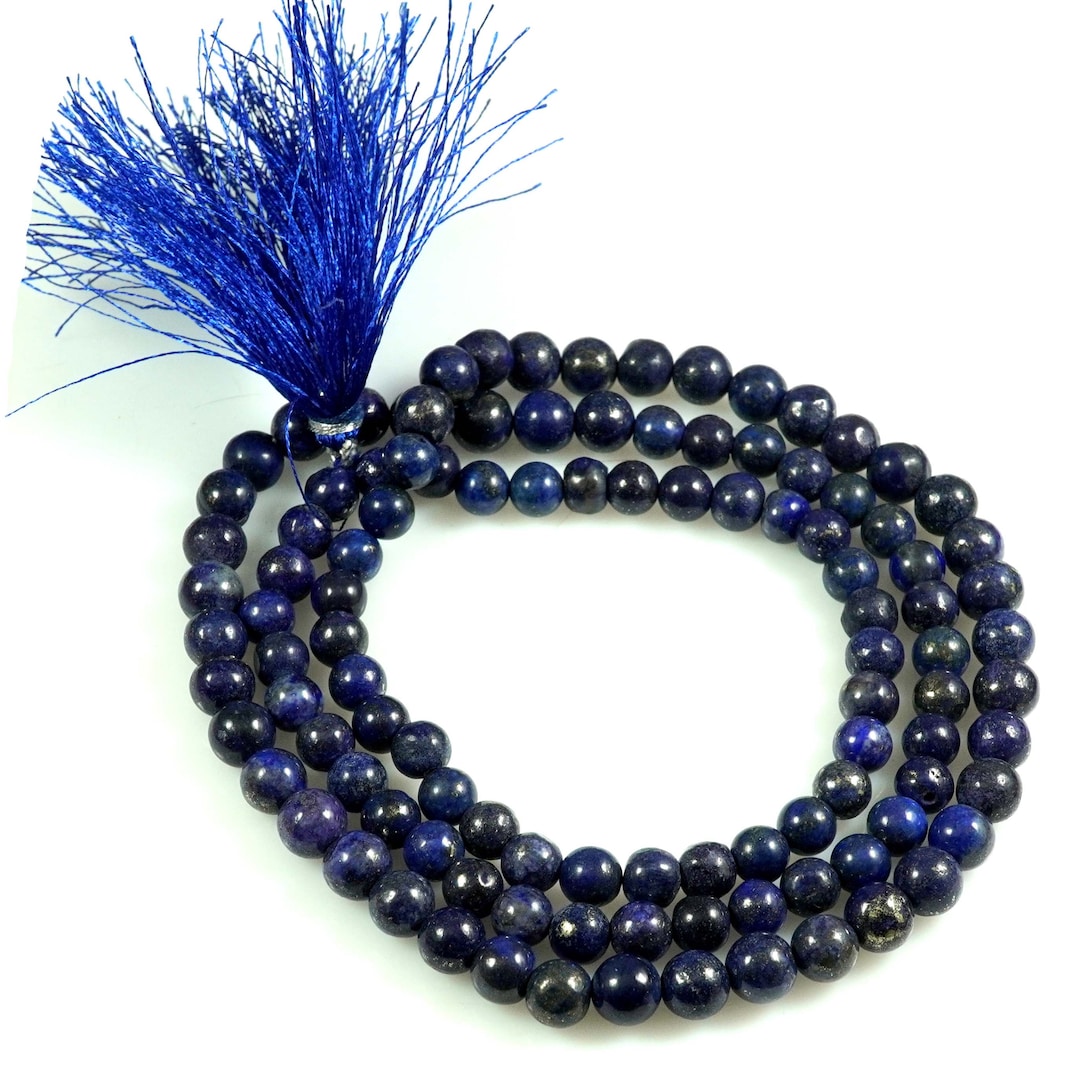 Lapis Lazuli Mala,lapis Lazuli Round Mala,natural Lapis Lazuli Beads ...