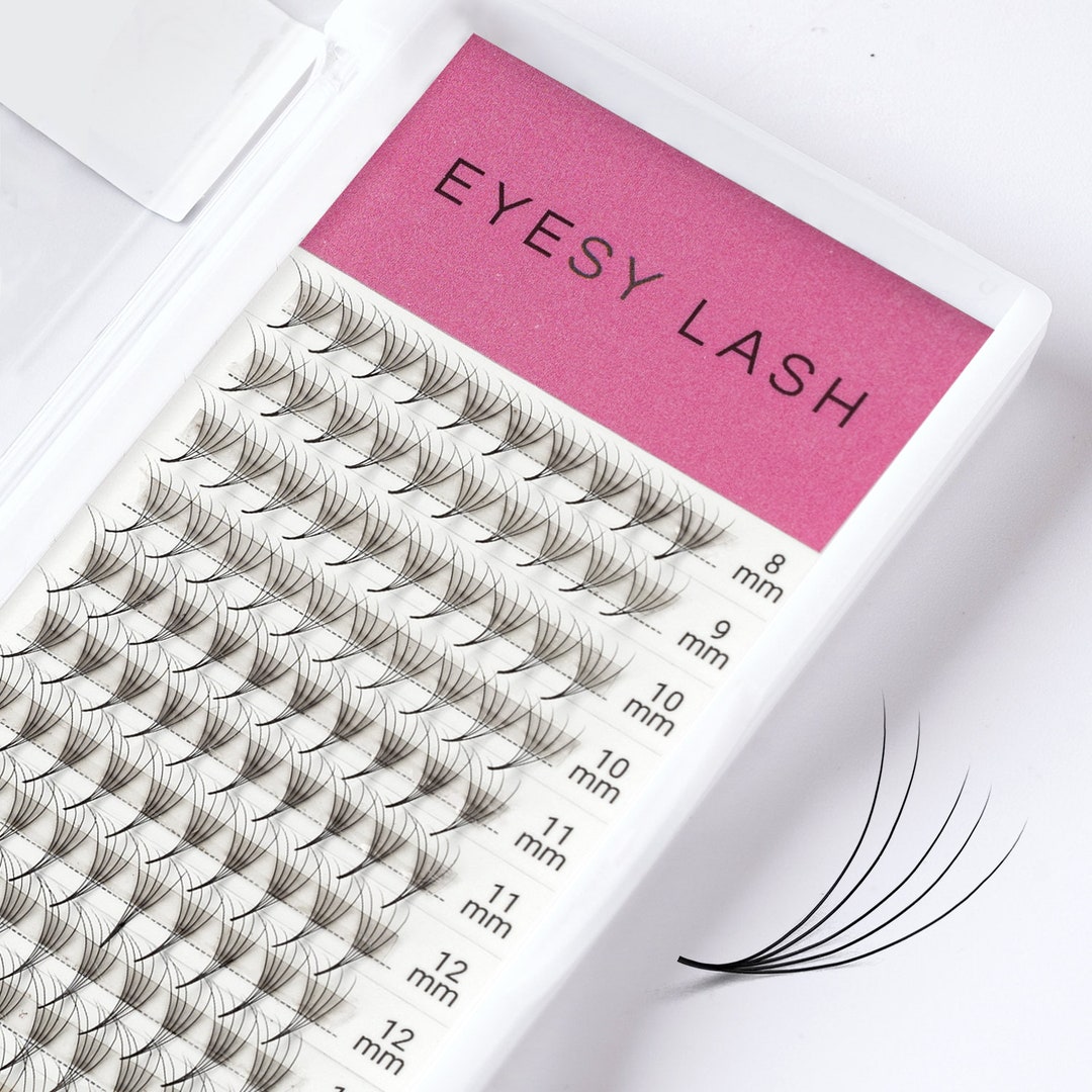 5D Promade Fans 5D 0.07 Mix Size 8-15mm Eyesy Lash Russian Volume ...
