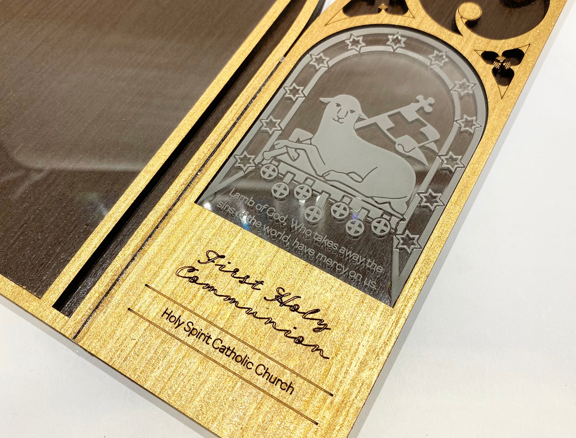 Personalized First Holy Communion Gift 5X7 Triptych Picture Frame - Etsy