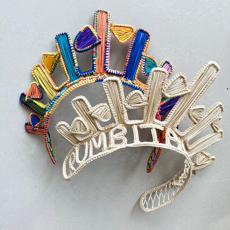 Handwoven Boho Crown Head Piece Accessory for Bride Bachelorette ...