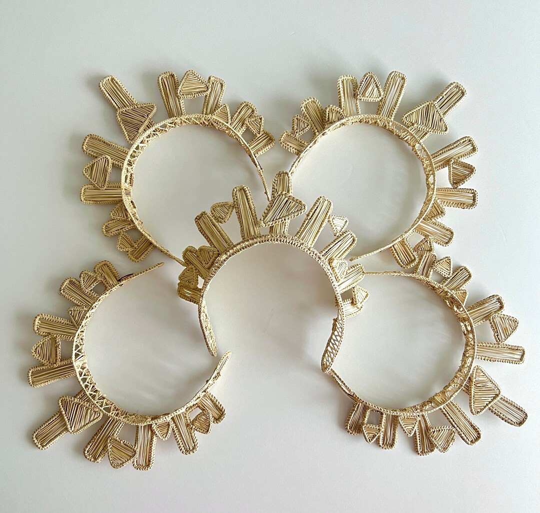 Bride & Tribe Boho Crown Set: Wedding Celebration Headpiece - Etsy