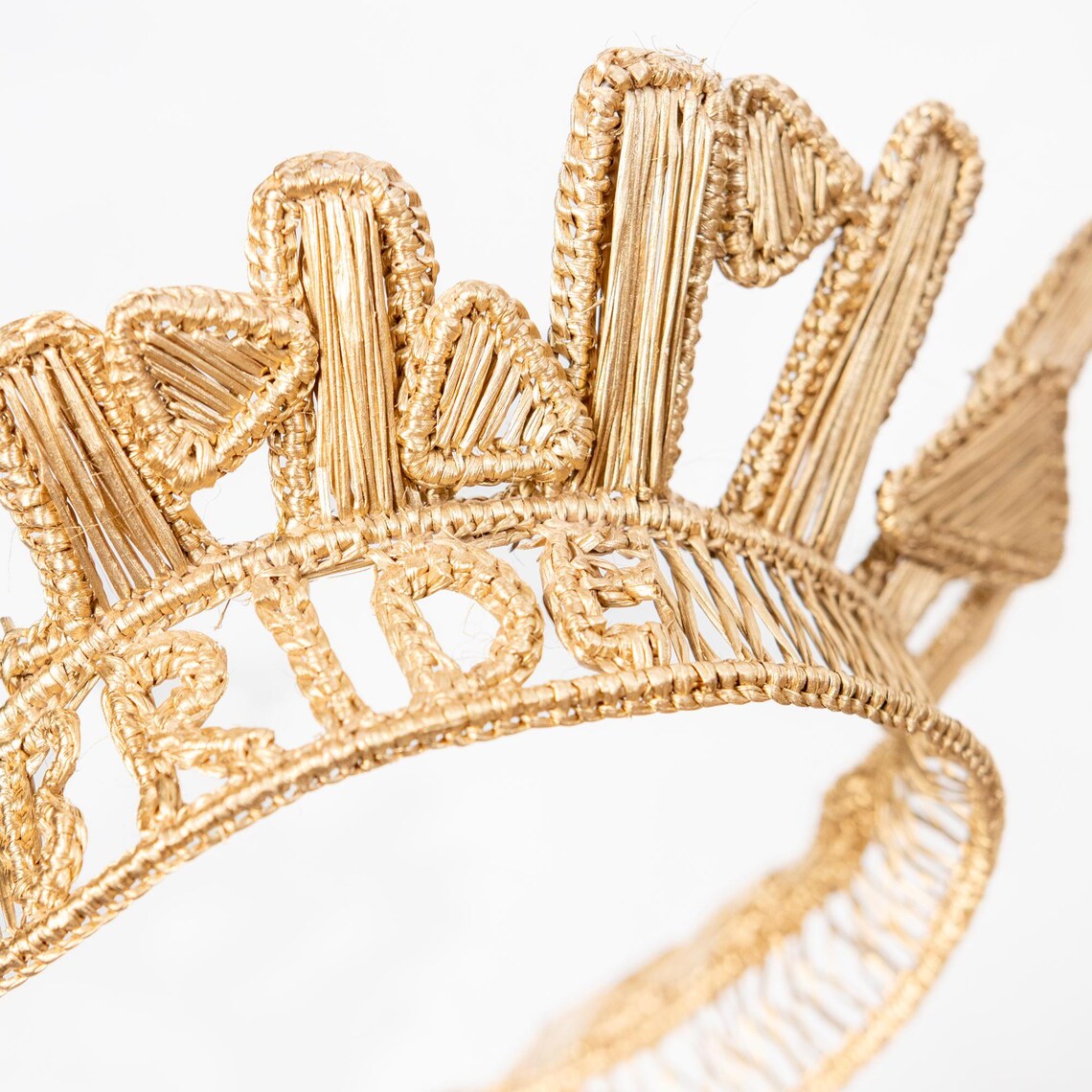 Boho Bride Handwoven Crown: Palma De Iraca Headpiece - Etsy