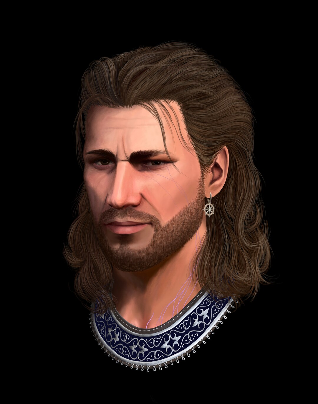 Gale Dekarios of Waterdeep - Baldur's Gate - 11x14 - Etsy